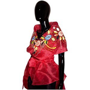 Handmade | Accessories | Fuchsia22204modern Filipiniana Handpainted ...